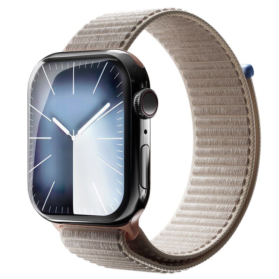 Apple Watch Series 9 Starlight Sport Loop 3D Model - TurboSquid 2193672