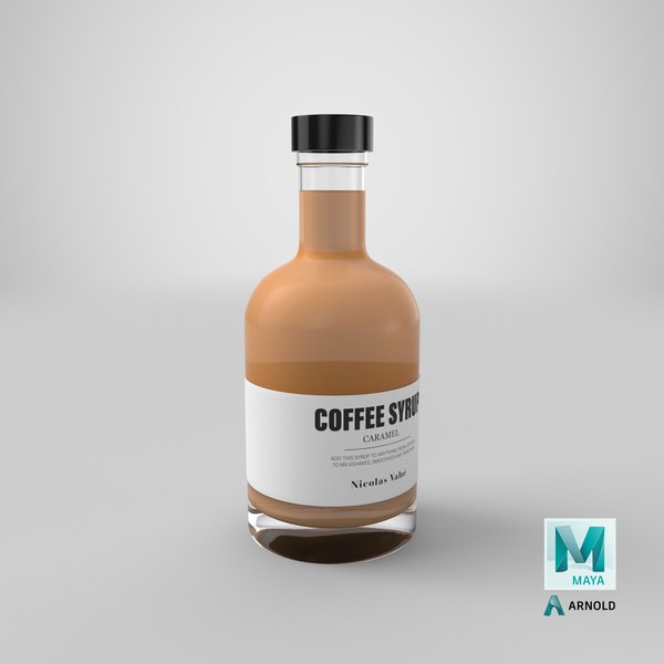 3D realistic coffee syrup caramel - TurboSquid 1446657