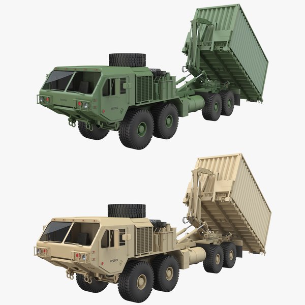 HEMTT Heavy Expanded Mobility Tactical Truck With Loading Container3D ...