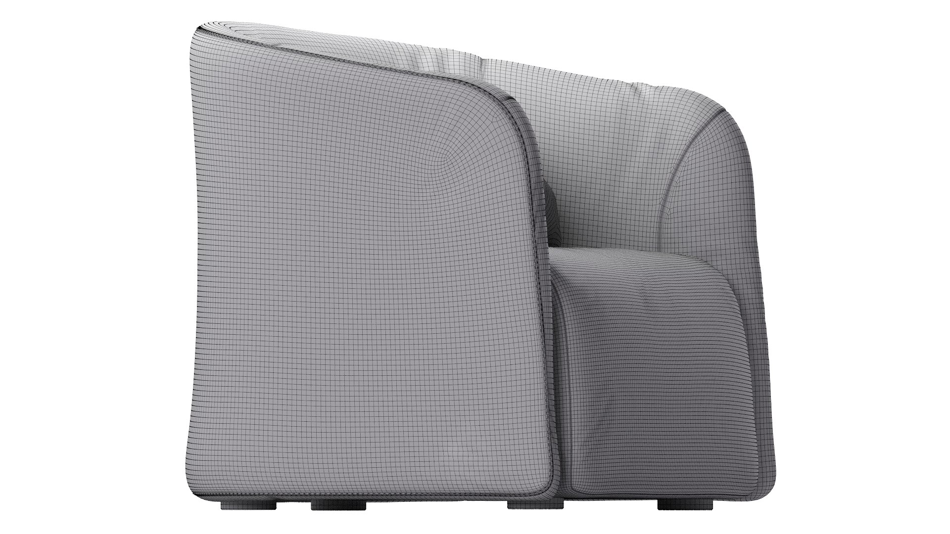 3D Logos Armchair By Natuzzi Model - TurboSquid 2085591