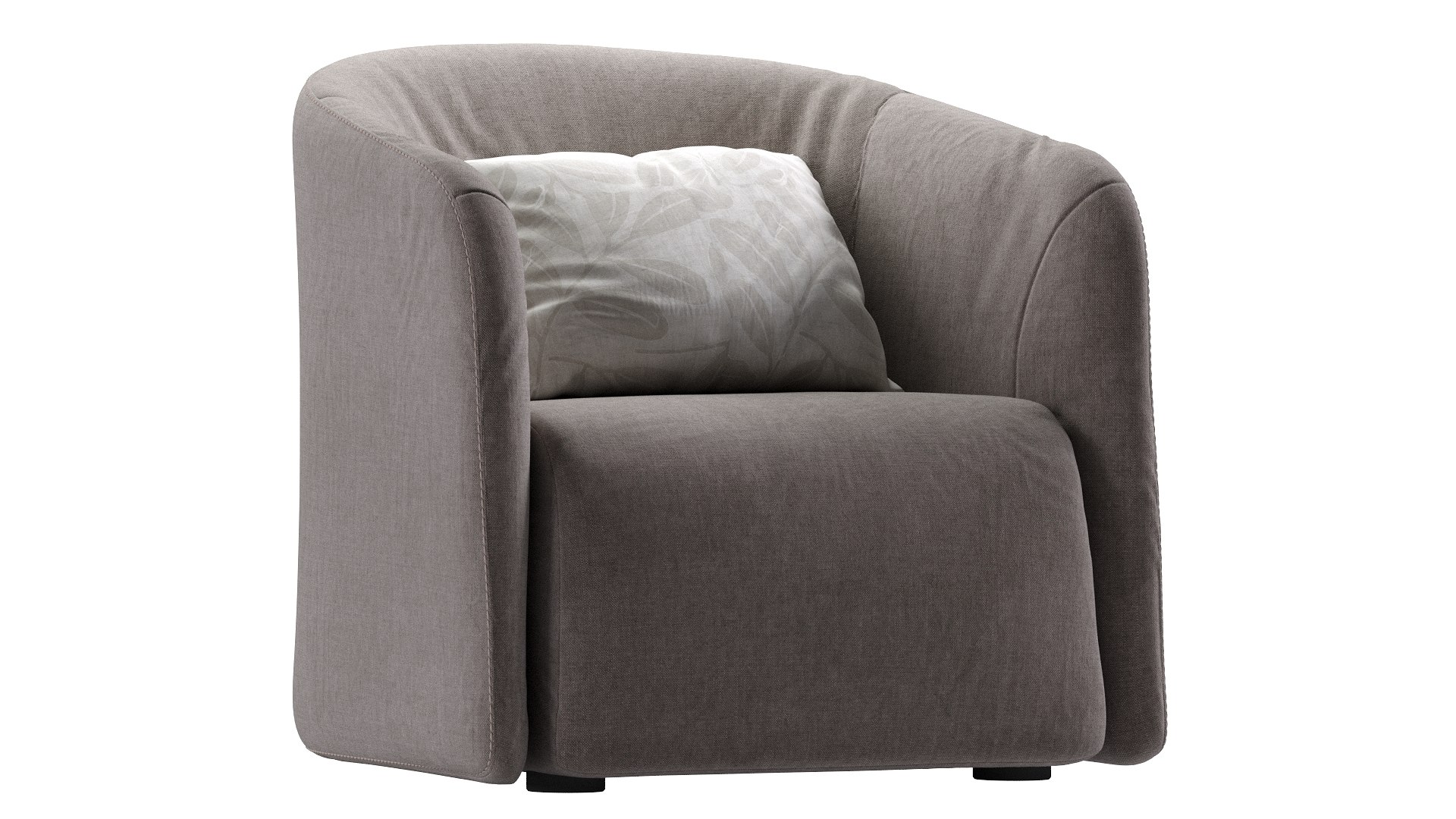 3D Logos Armchair By Natuzzi Model - TurboSquid 2085591