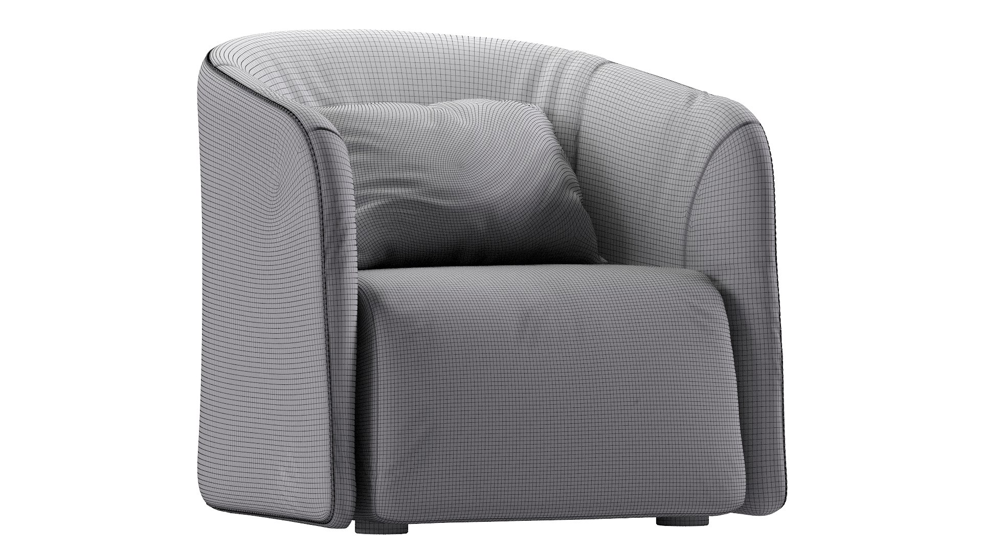 3D Logos Armchair By Natuzzi Model - TurboSquid 2085591