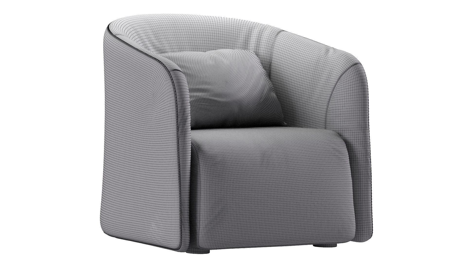 3D Logos Armchair By Natuzzi Model - TurboSquid 2085591