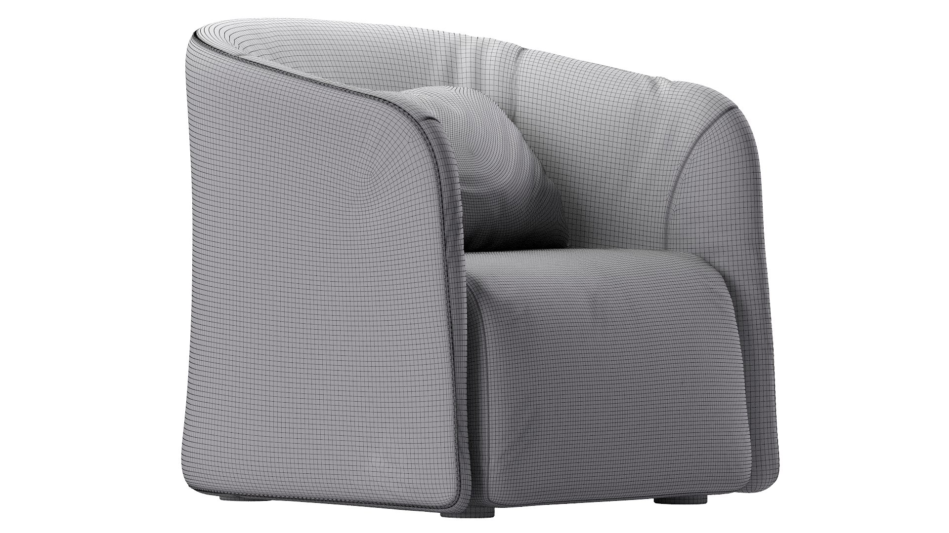 3D Logos Armchair By Natuzzi Model - TurboSquid 2085591