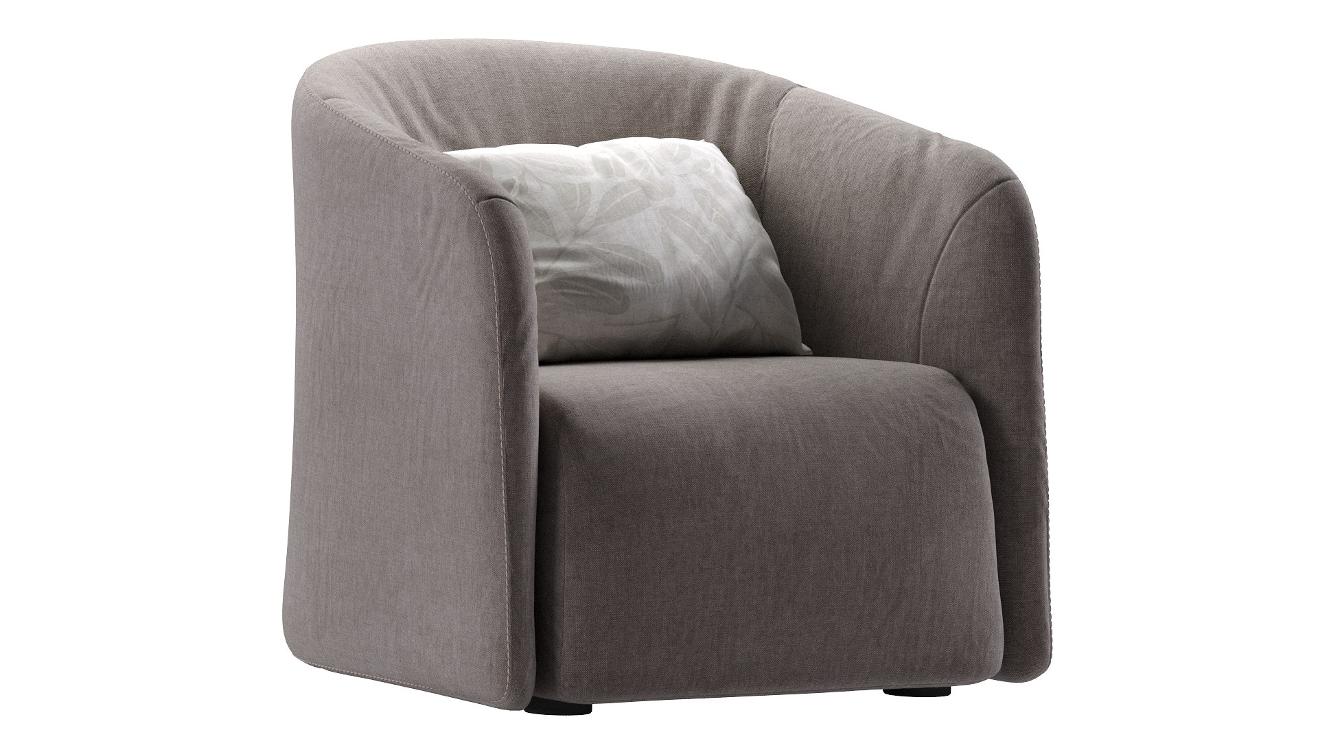 3D Logos Armchair By Natuzzi Model - TurboSquid 2085591