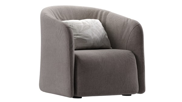 modelo 3d Logos Armchair By Natuzzi - TurboSquid 2085591