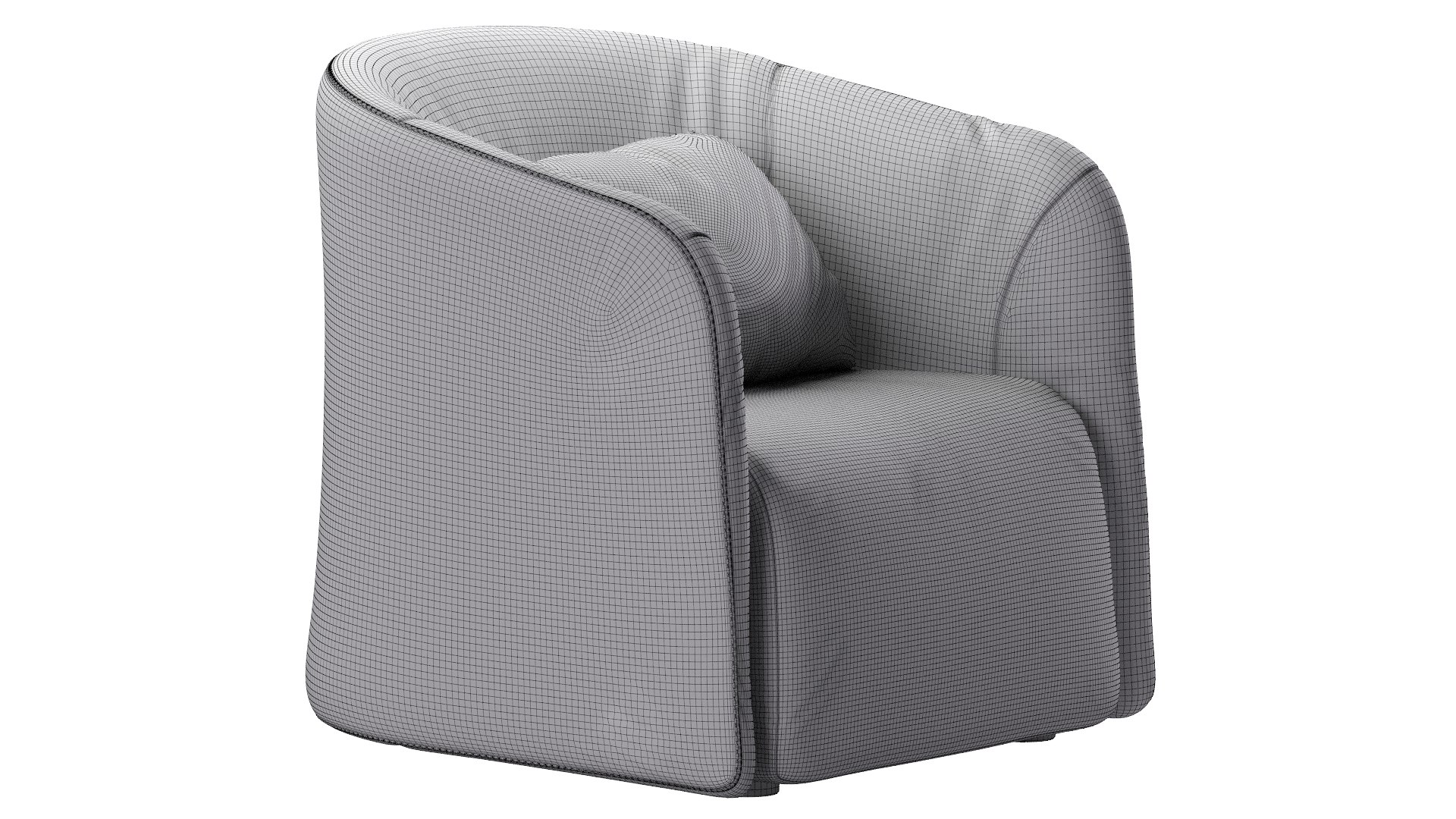 3D Logos Armchair By Natuzzi Model - TurboSquid 2085591