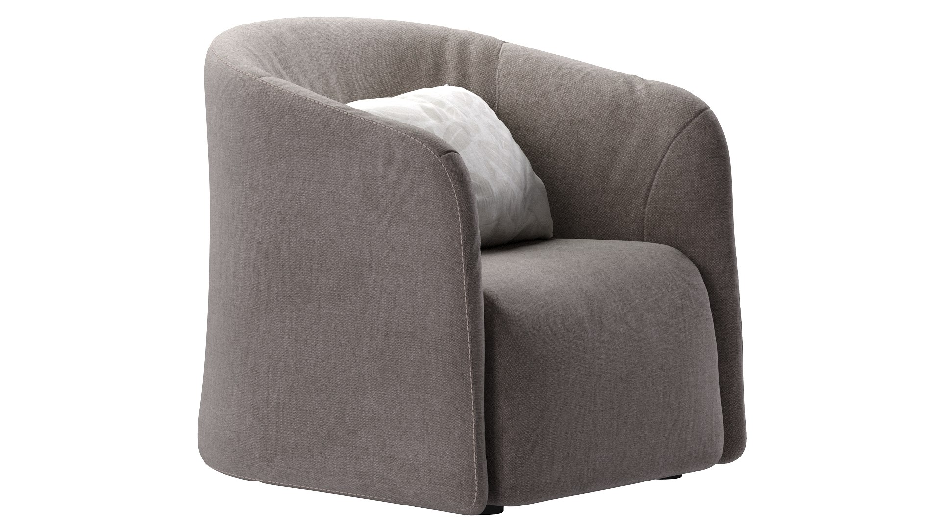3D Logos Armchair By Natuzzi Model - TurboSquid 2085591