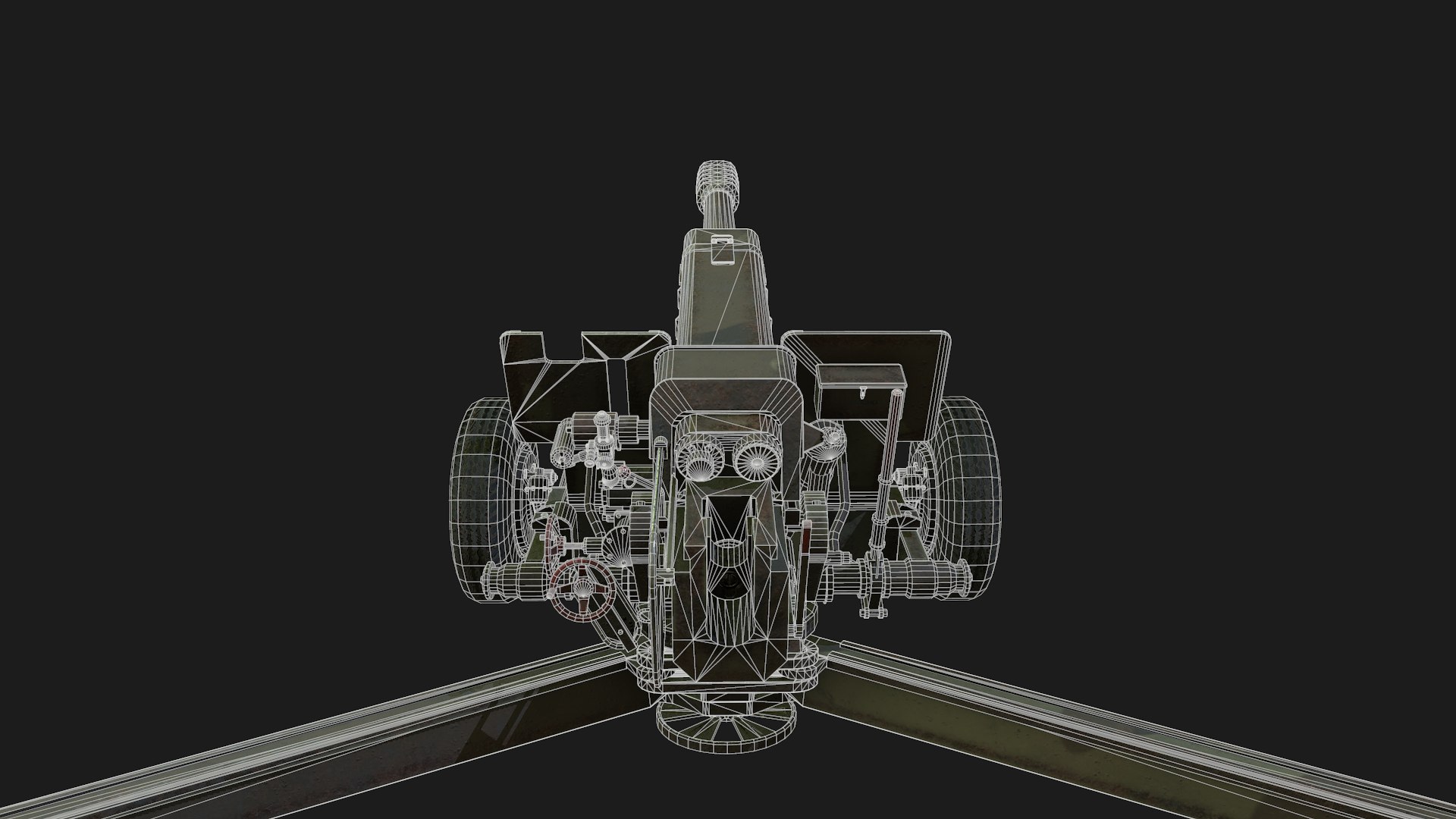 Howitzer - D30 Model - TurboSquid 2381282