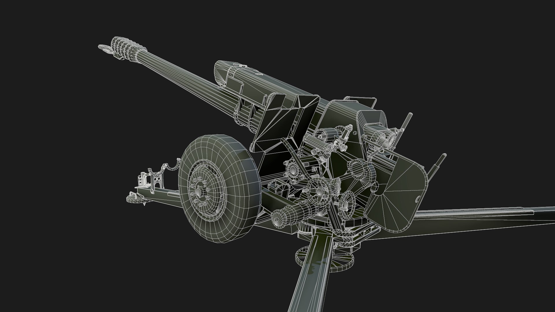 Howitzer - D30 Model - TurboSquid 2381282