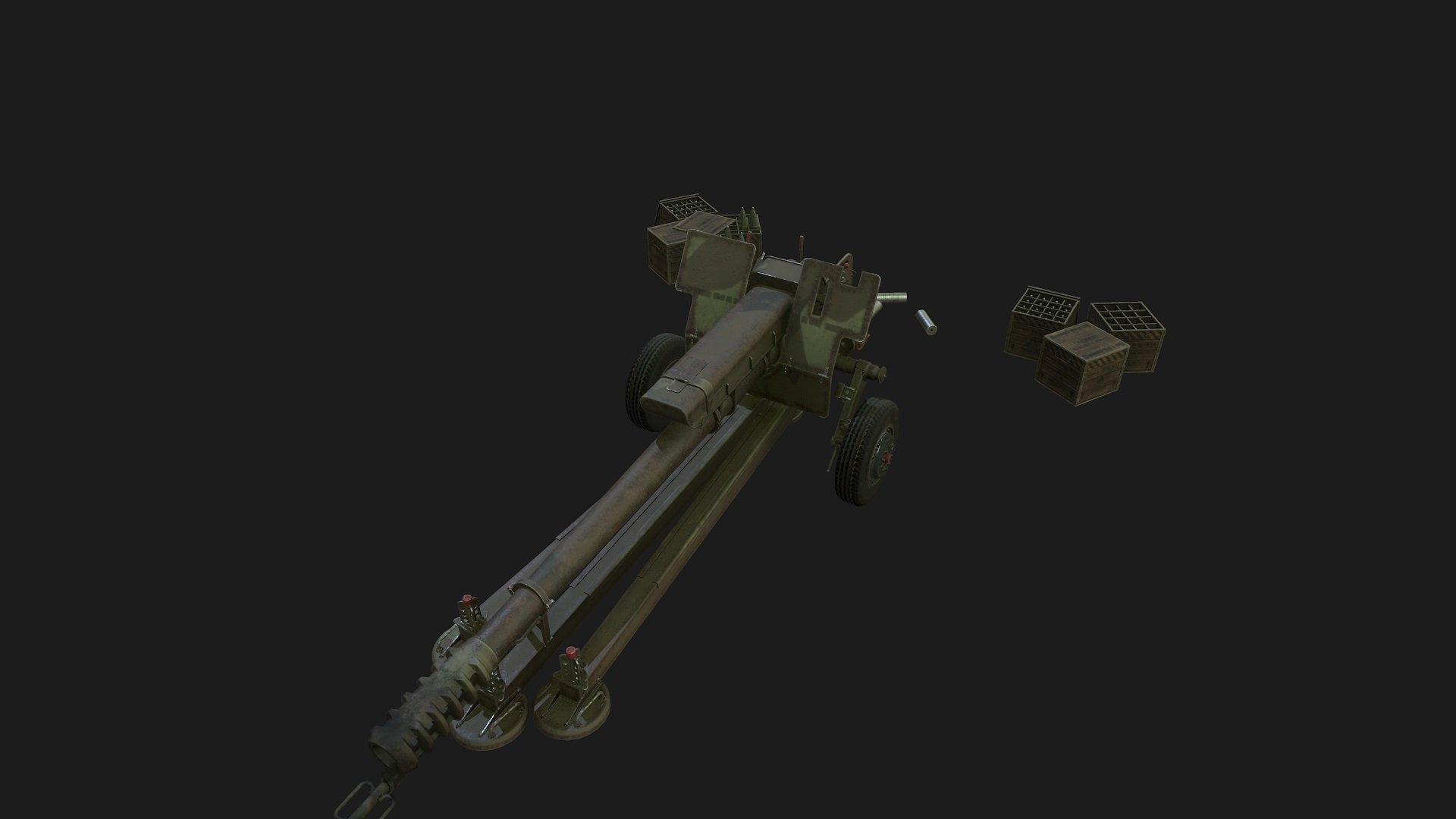 Howitzer - D30 Model - TurboSquid 2381282