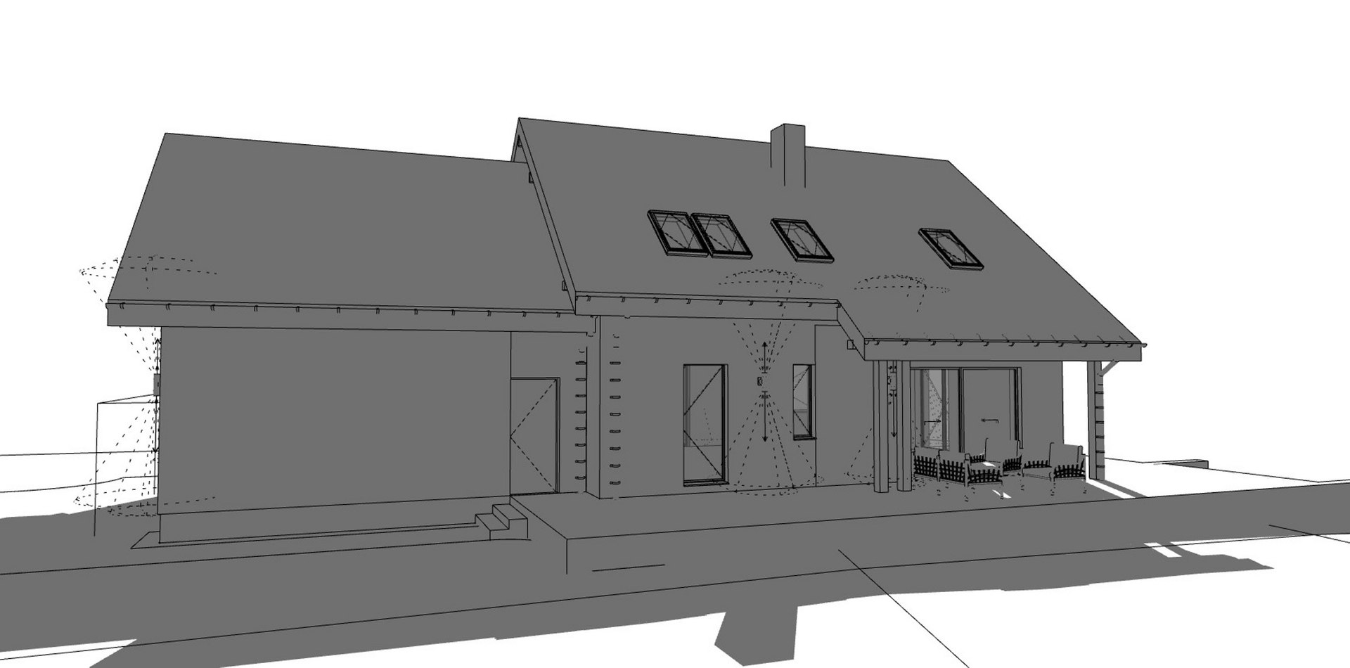 3D Gable Roof Single Family House - TurboSquid 1887903