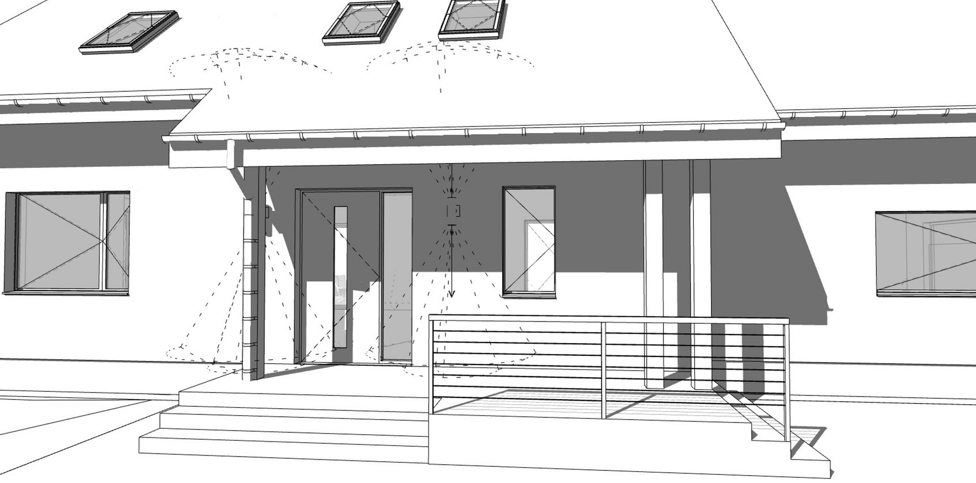 3D Gable Roof Single Family House - TurboSquid 1887903