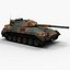 Argentine Medium Tank Tam 3d Model
