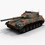 Argentine Medium Tank Tam 3d Model