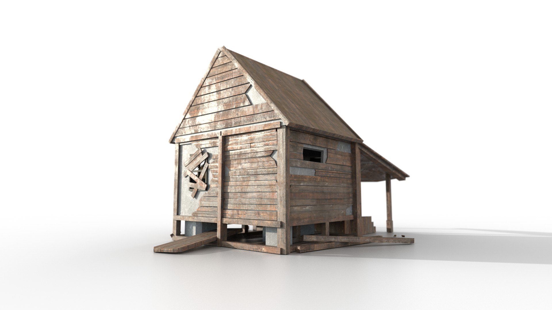 Olden house 3D model - TurboSquid 2054133
