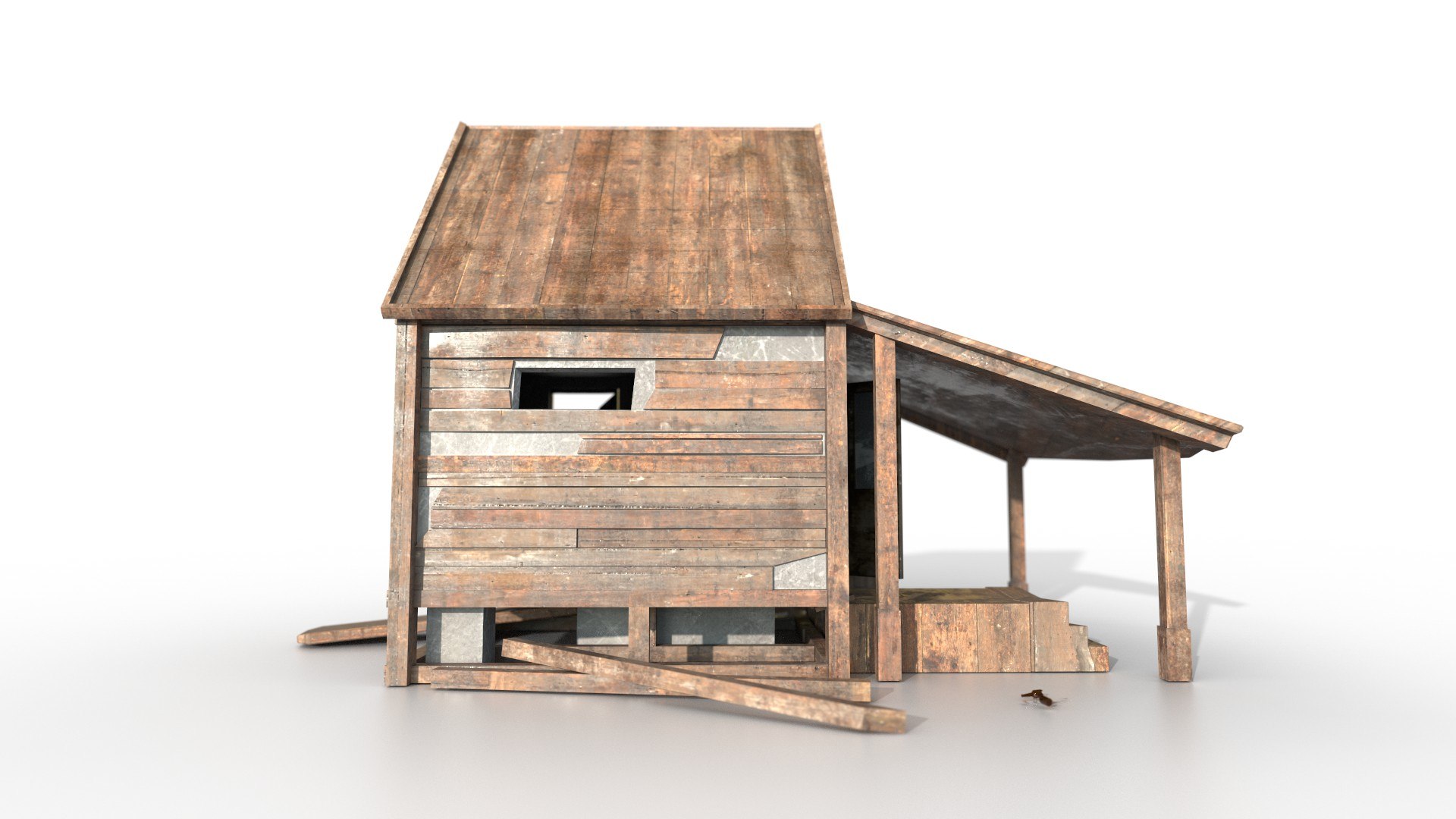 Olden house 3D model - TurboSquid 2054133