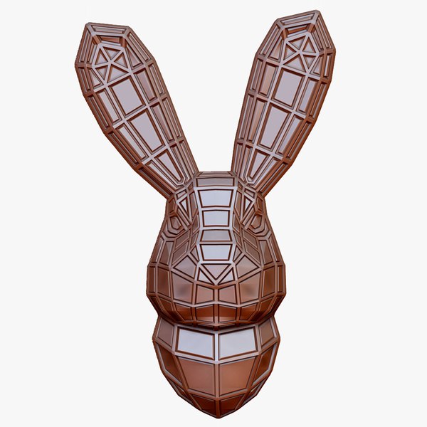 3D model Rabbit Face With Polygonal Geometric Style - TurboSquid 1980225