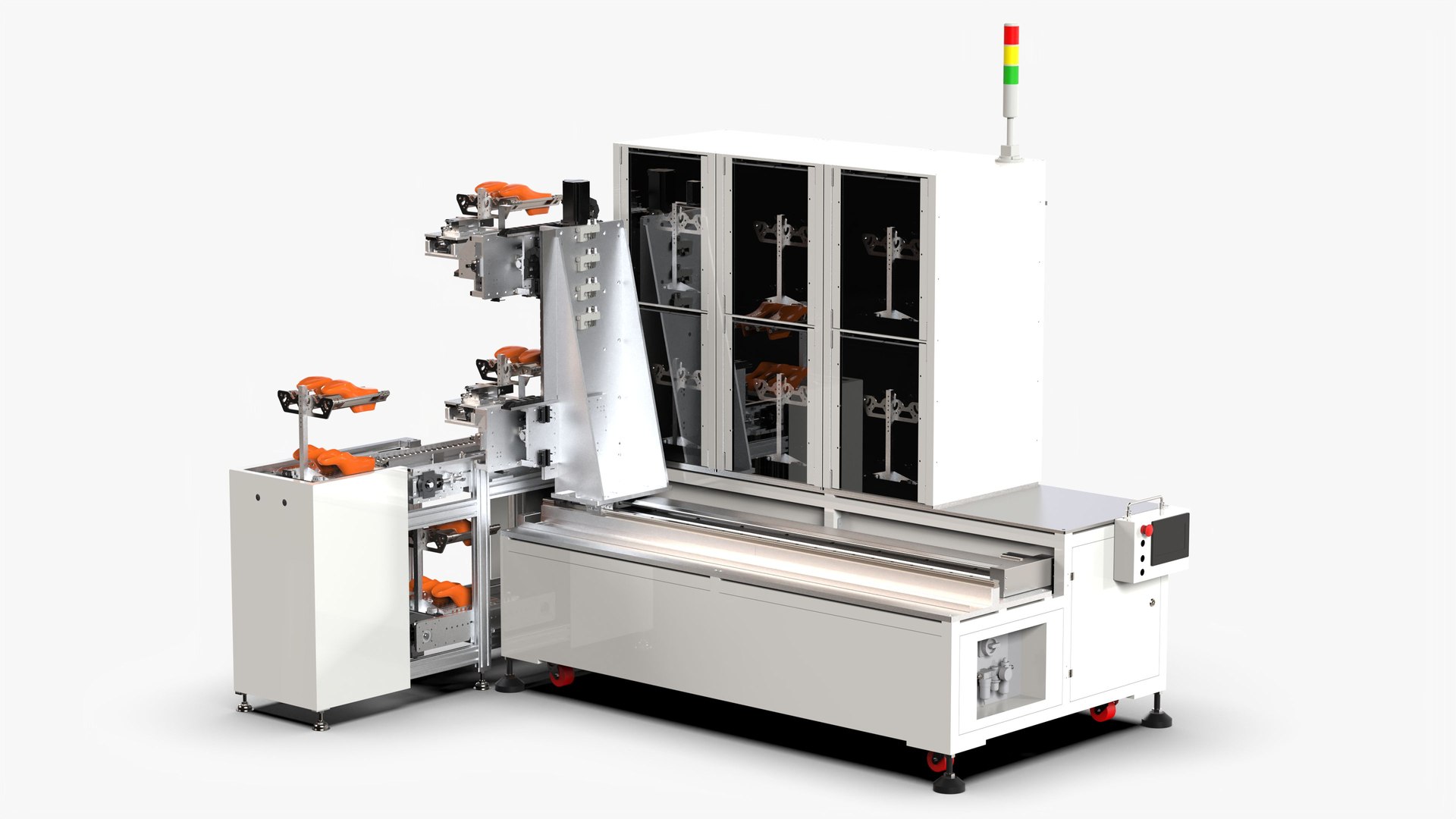 Fully Automatic Loading And Unloading Oven Shoemaking Industry Assembly Line 3D Model ...