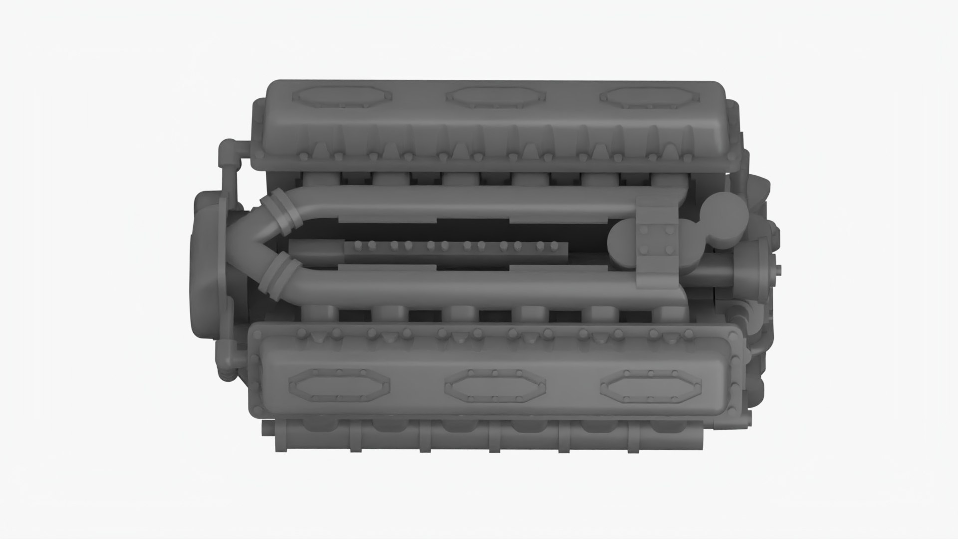 3D Lego Engine - TurboSquid 1893925