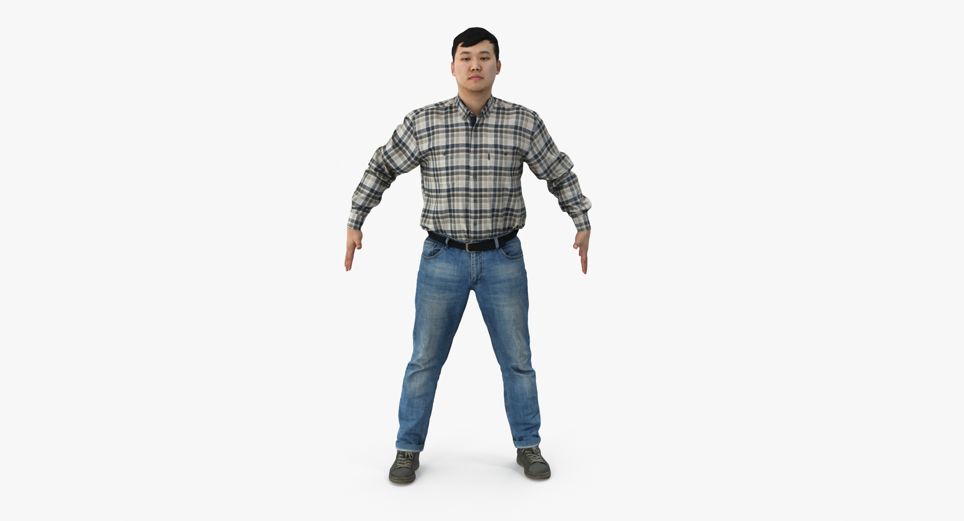 3D Model Caleb Business A Pose - TurboSquid 2038170