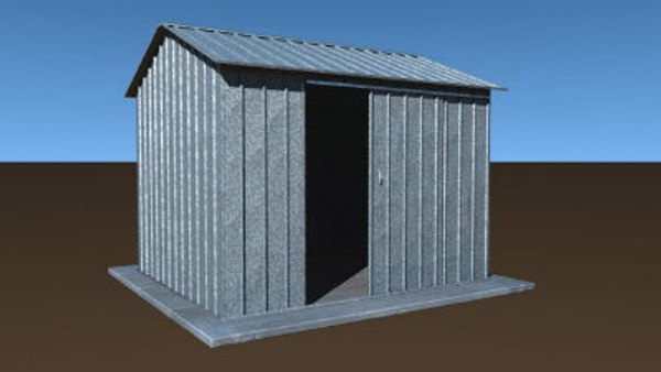 3d garden shed