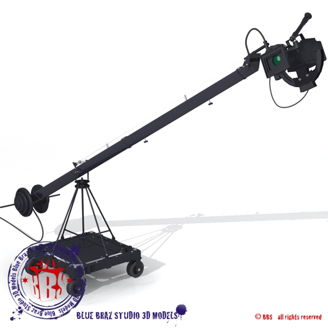 3d broadcast camera model