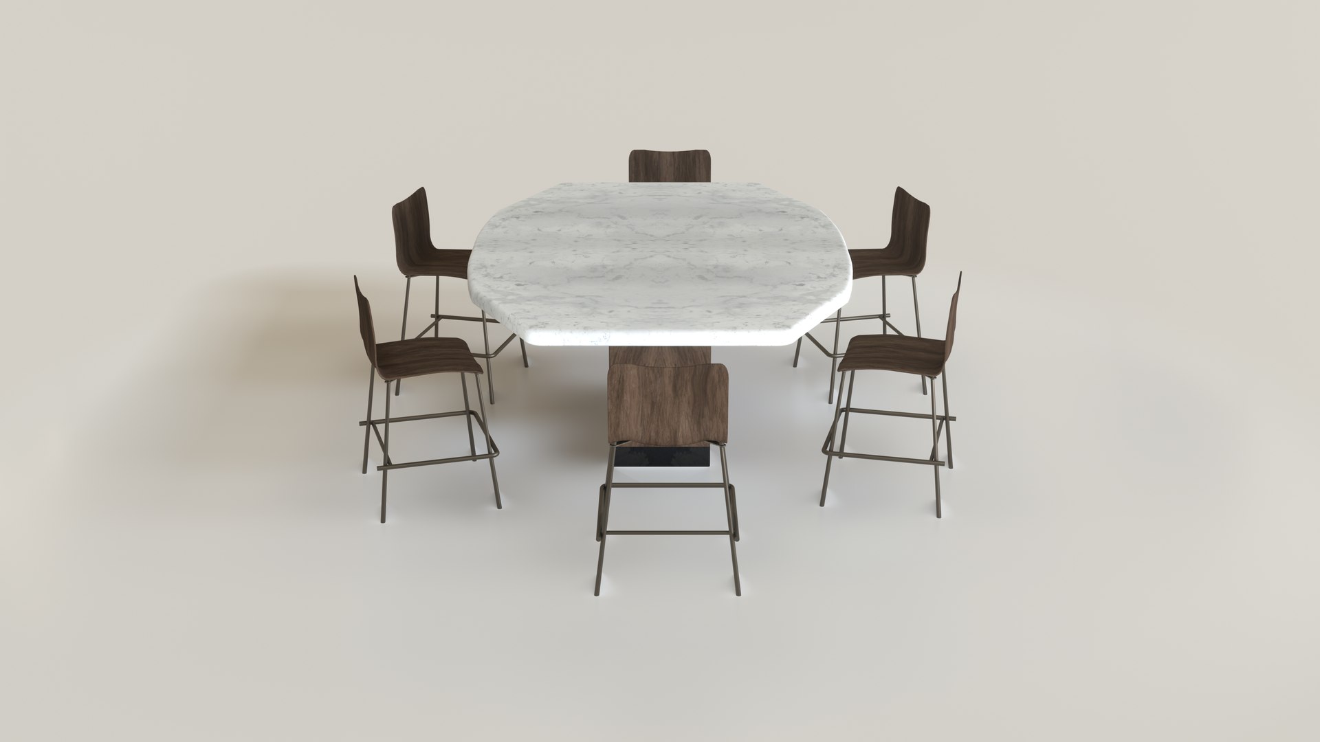 Mavis Dining Table 3D Model - TurboSquid 1421219