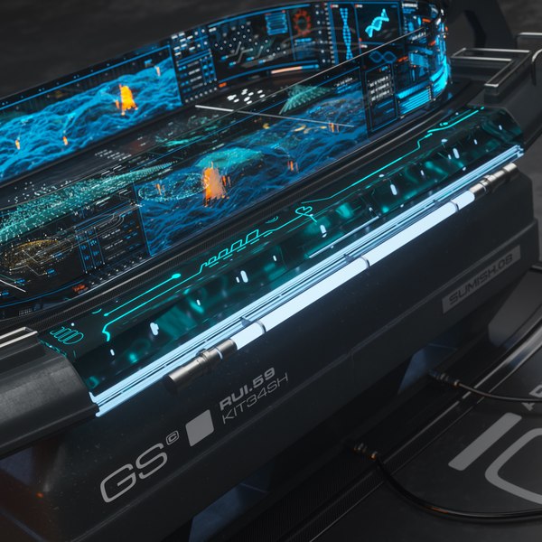 modelo 3d Escena HoloTable C4D-Octane - TurboSquid 1662246