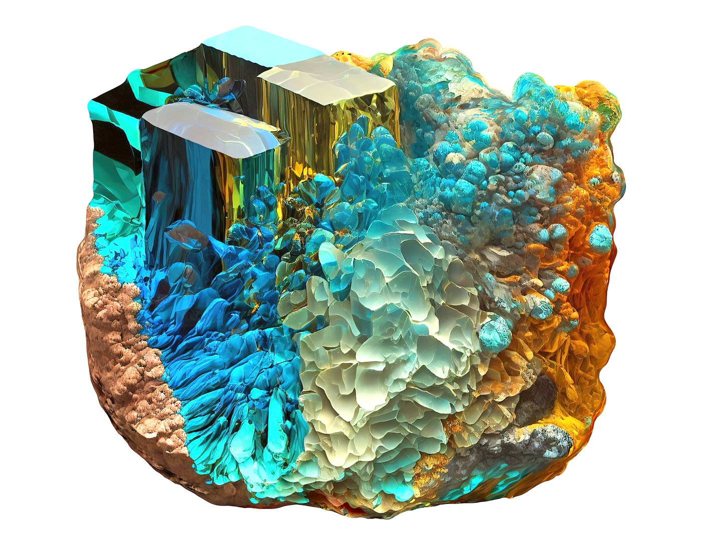 3D Magical Crystals Model - TurboSquid 2112542