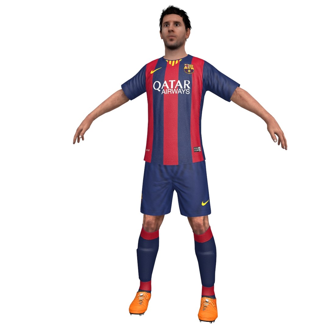3d Model Lionel Messi
