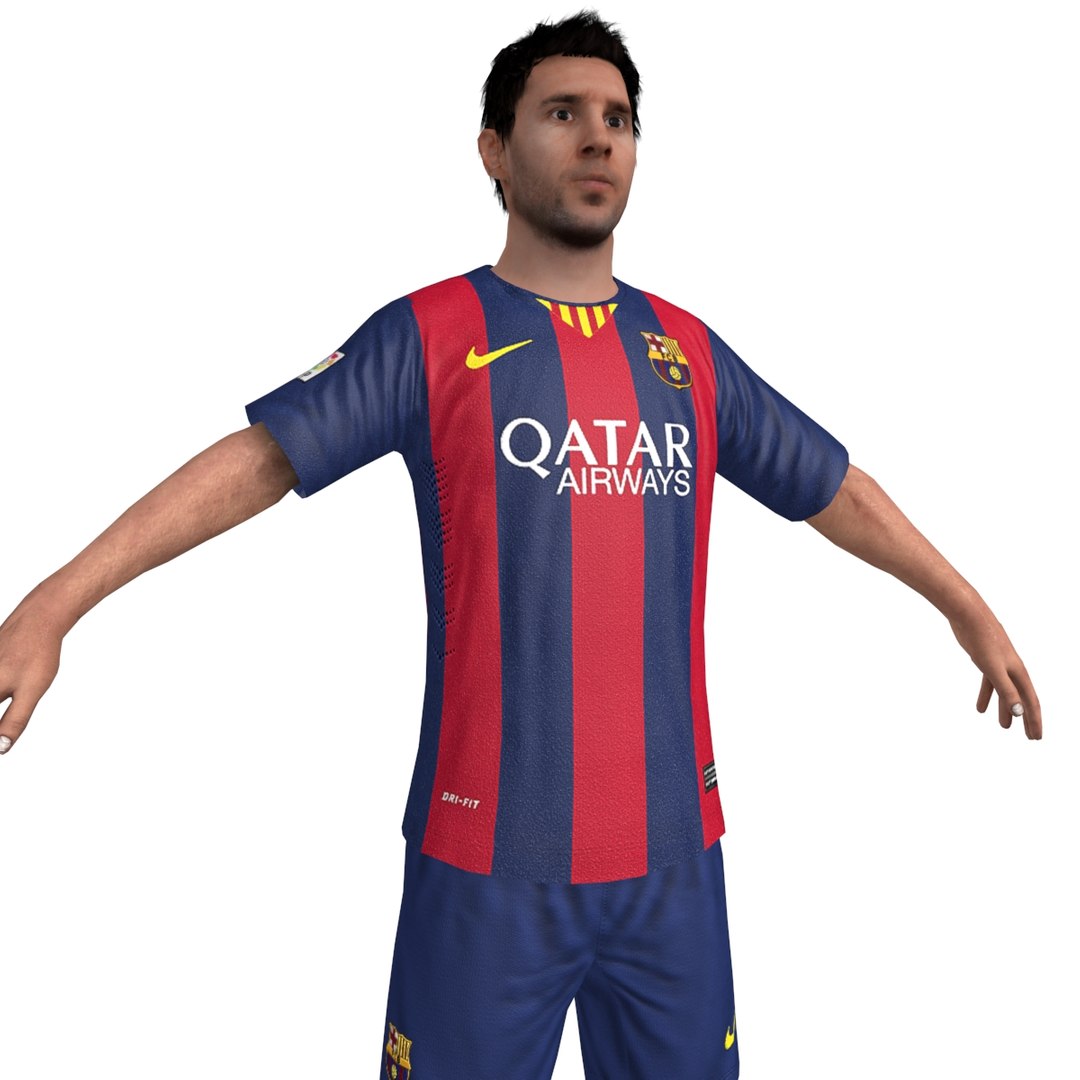 3d Model Lionel Messi