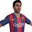 3d model lionel messi
