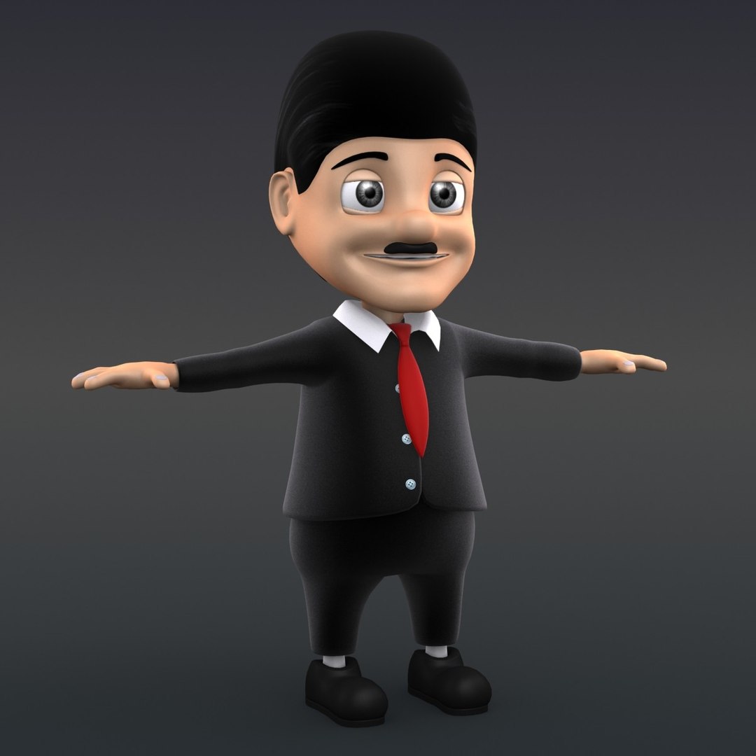 3ds Max Businessman Man