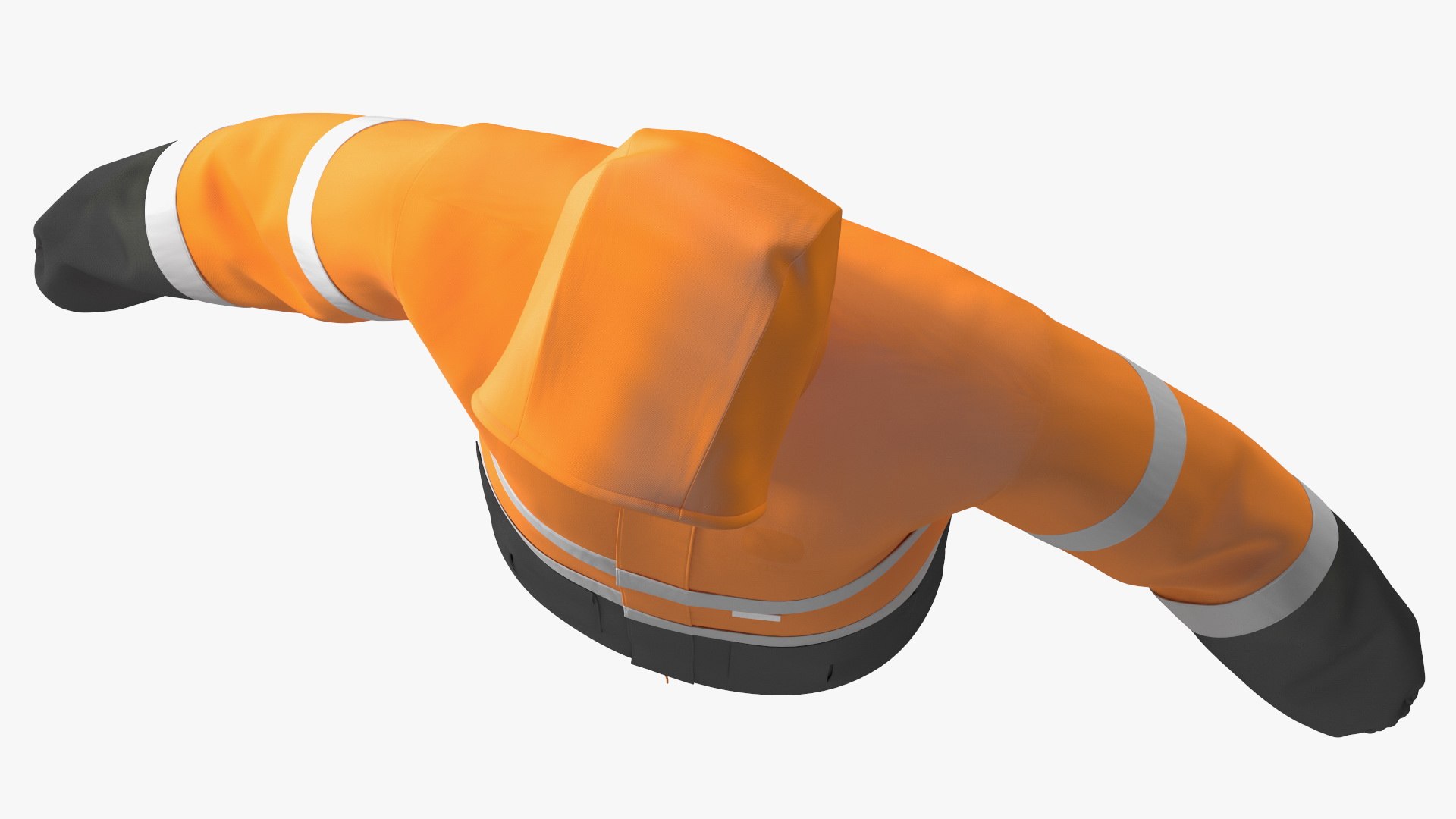 High Visibility Rain Jacket 3D Model - TurboSquid 2131658