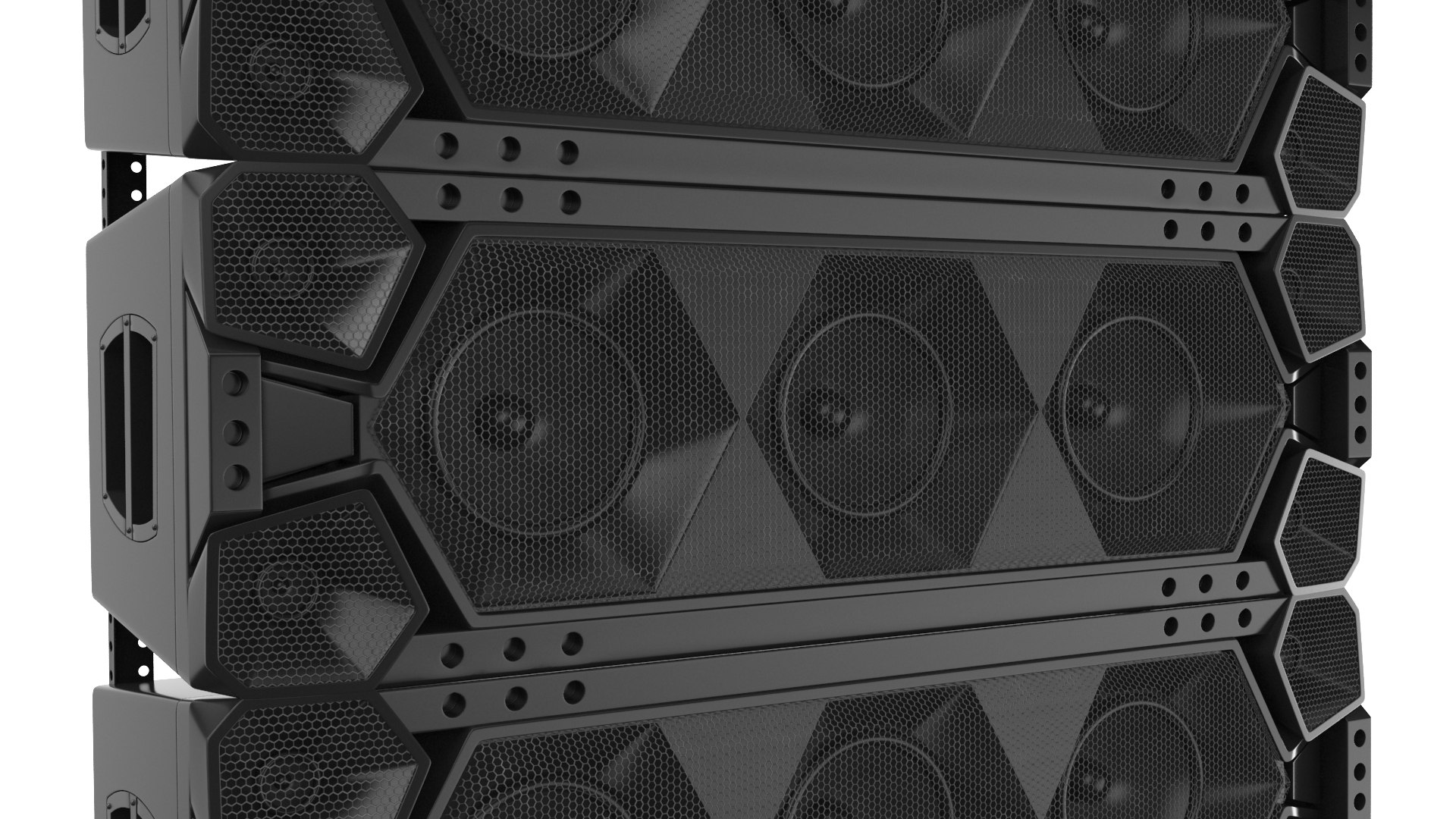 Detailed Linear Array Speaker Model - TurboSquid 2028596