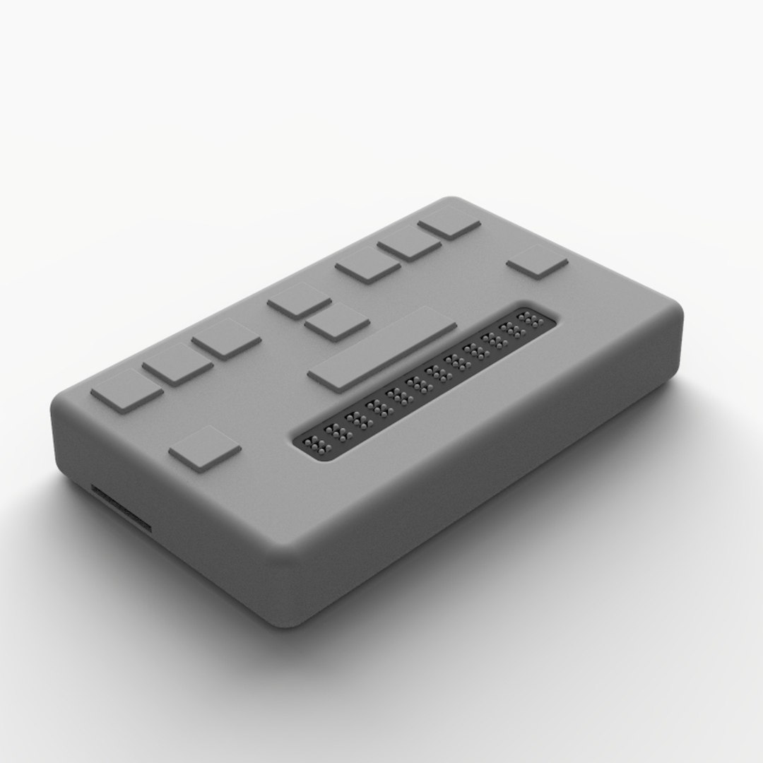 Standalone Braille Display 3D - TurboSquid 2016952