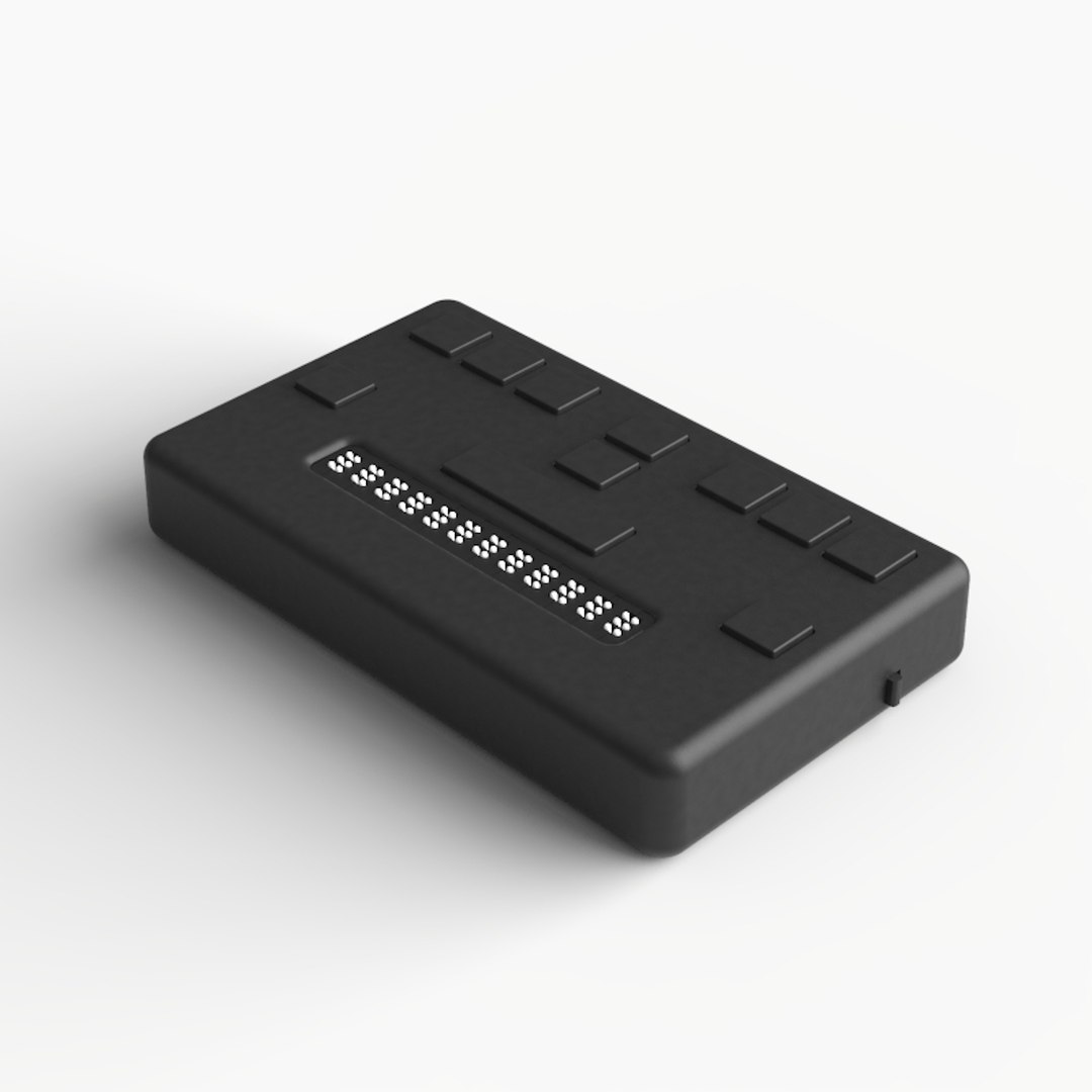 Standalone Braille Display 3D - TurboSquid 2016952
