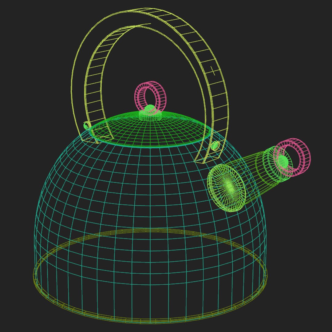 3d Kettle Kitchen Interior Model