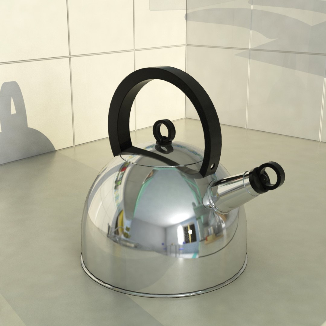 3d Kettle Kitchen Interior Model