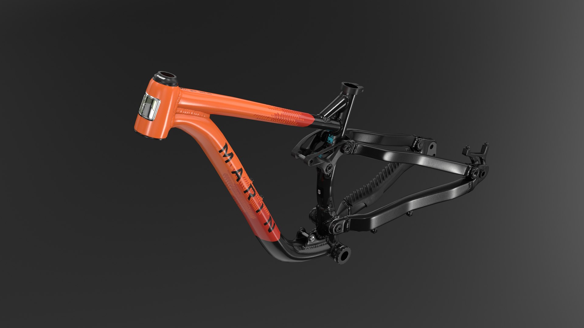 3D Model MTB Frame - TurboSquid 2152702