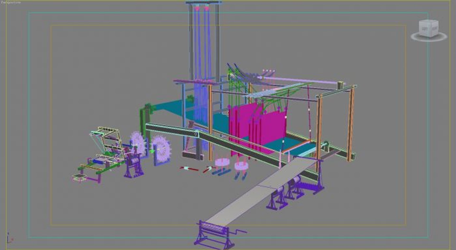 3D Chinese Loom - TurboSquid 1327913
