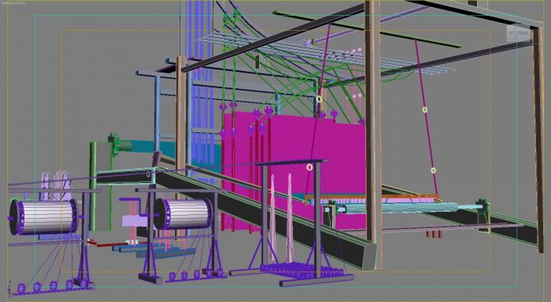 3D Chinese Loom - TurboSquid 1327913