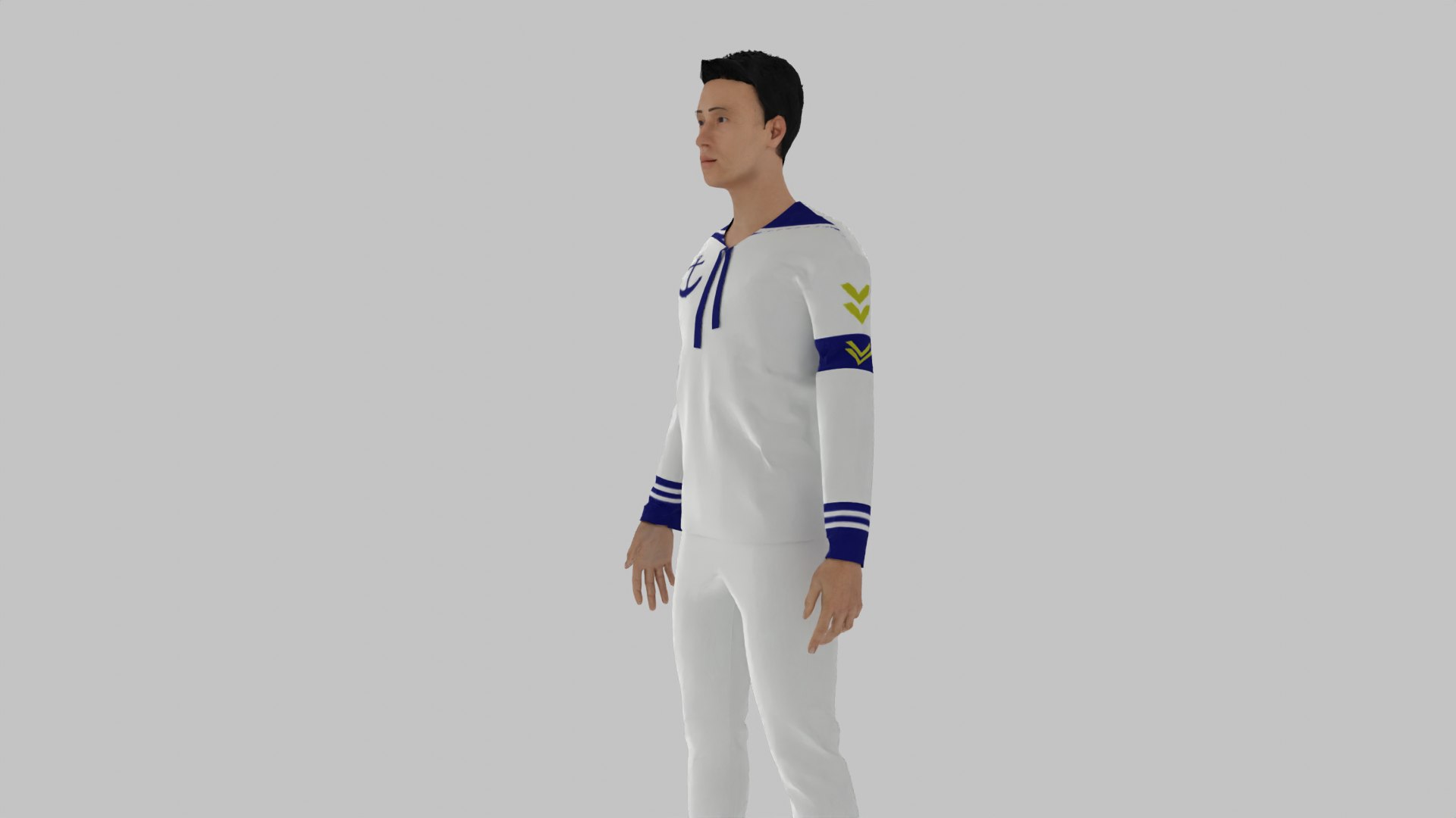 3D Sailor Character Model - TurboSquid 1971007
