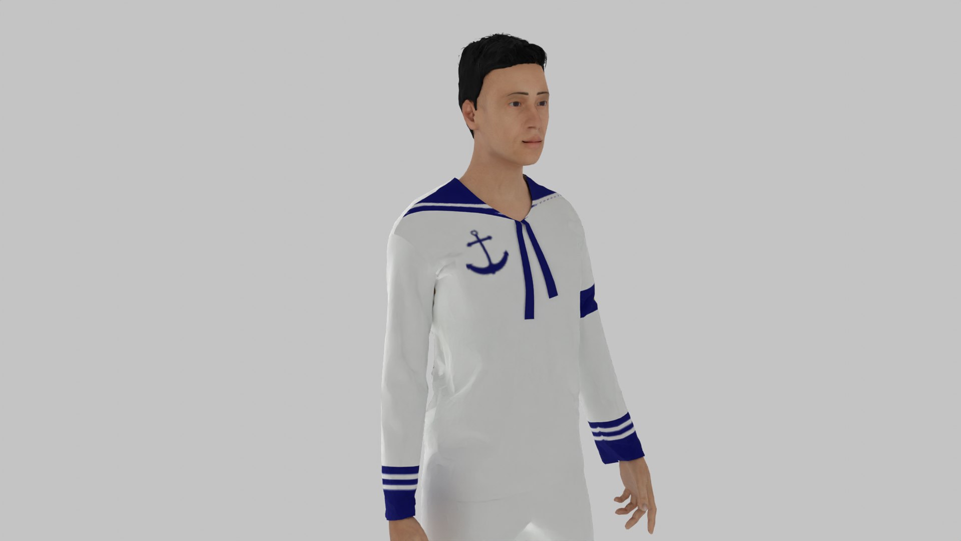 3D Sailor Character Model - TurboSquid 1971007