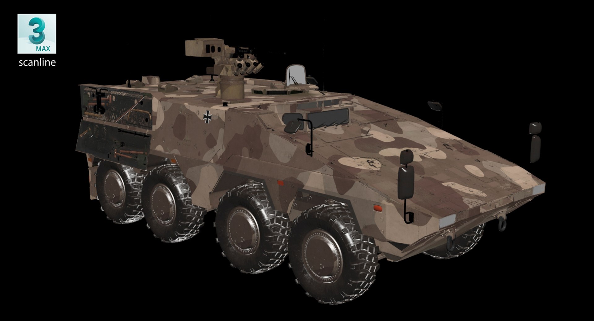Apc boxer desert model - TurboSquid 1437354