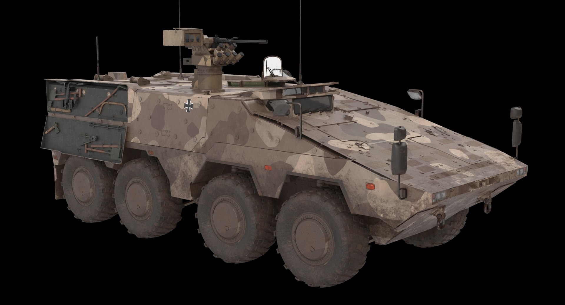 Apc boxer desert model - TurboSquid 1437354