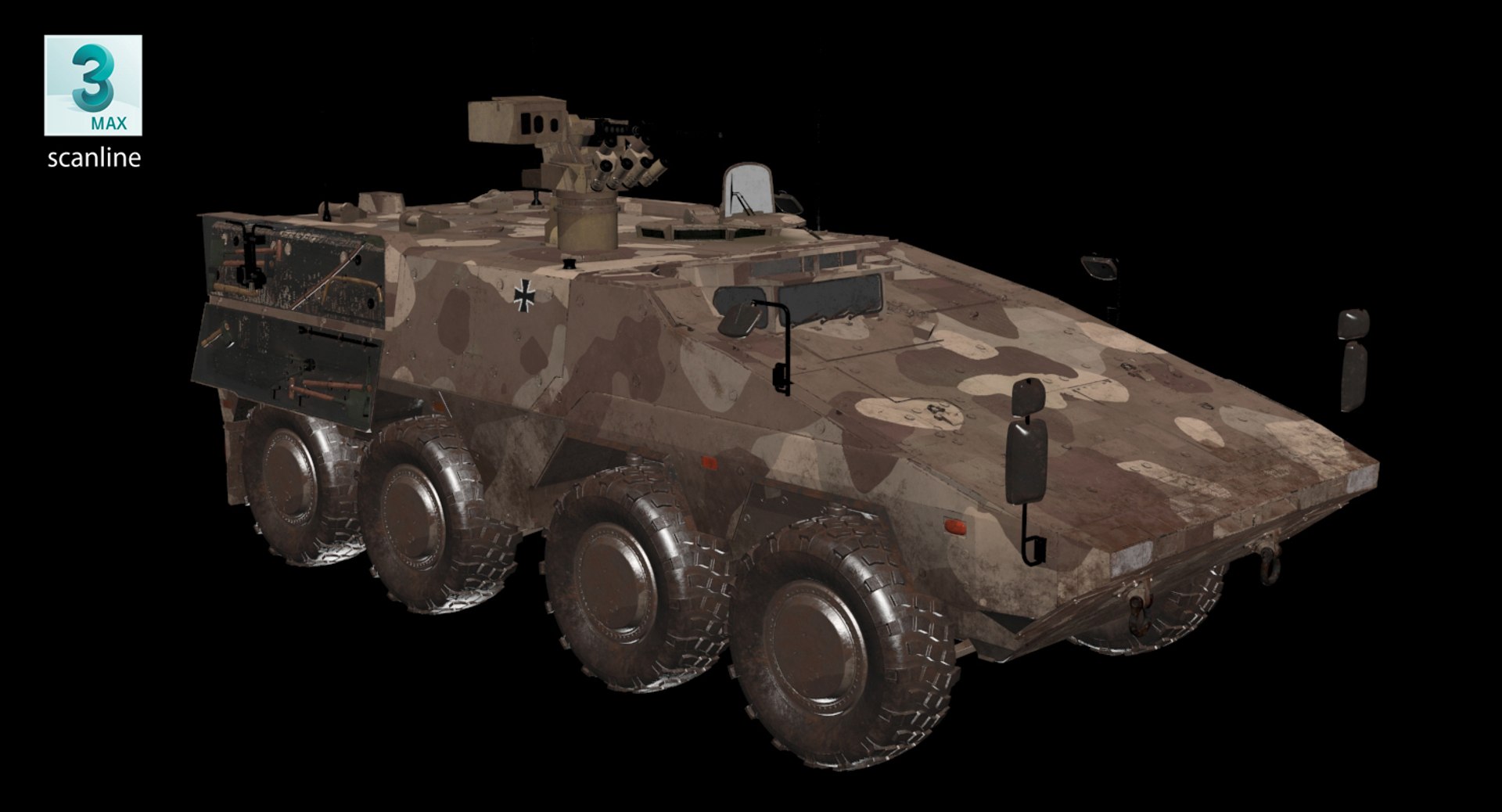 Apc boxer desert model - TurboSquid 1437354