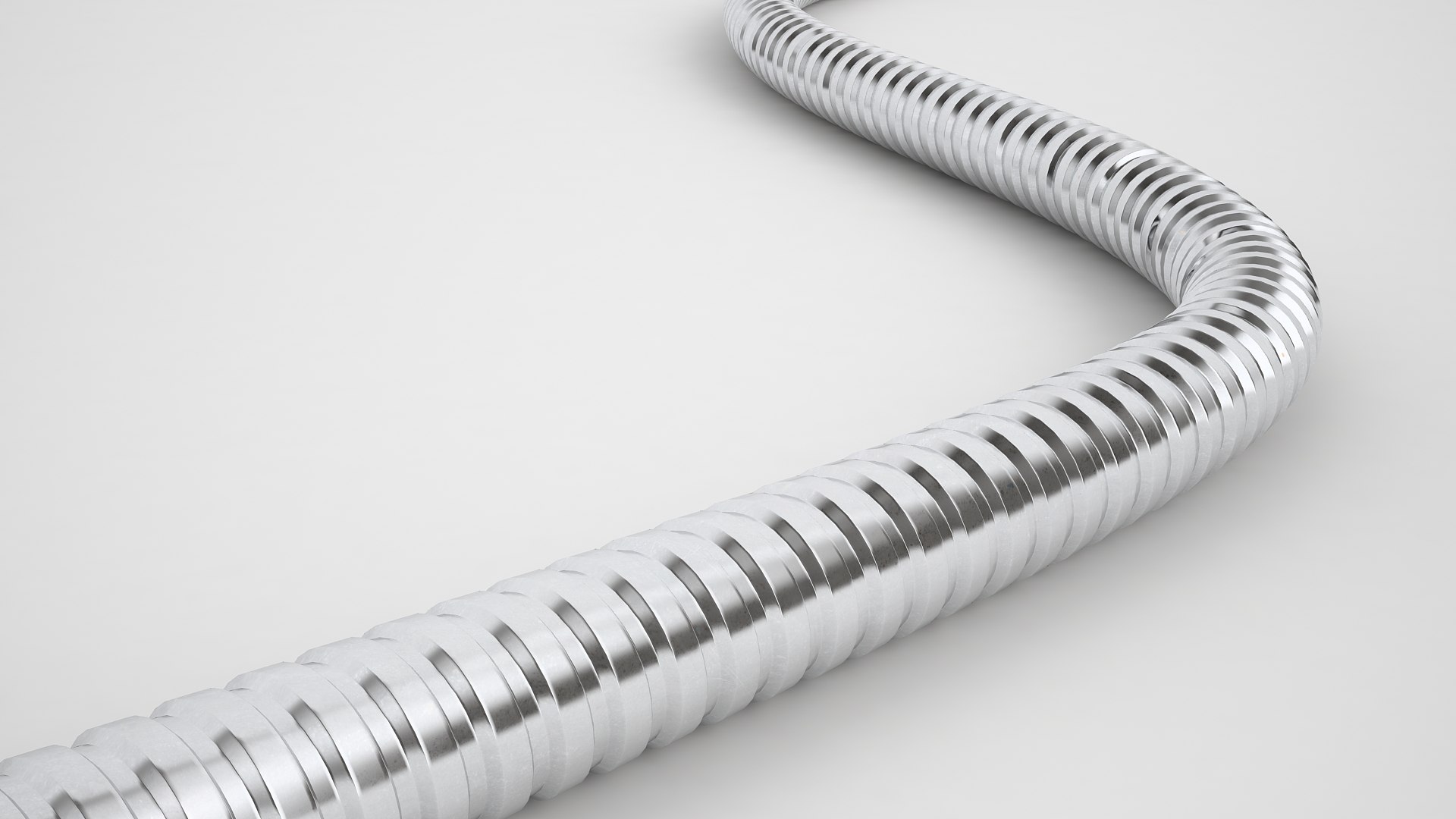 3D Model Flexible Steel Conduit - TurboSquid 1568241