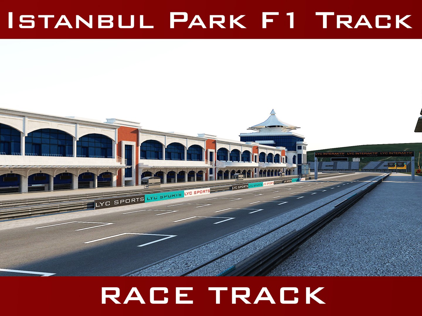 3D Istanbul Park Racing Circuit Model - TurboSquid 1248844